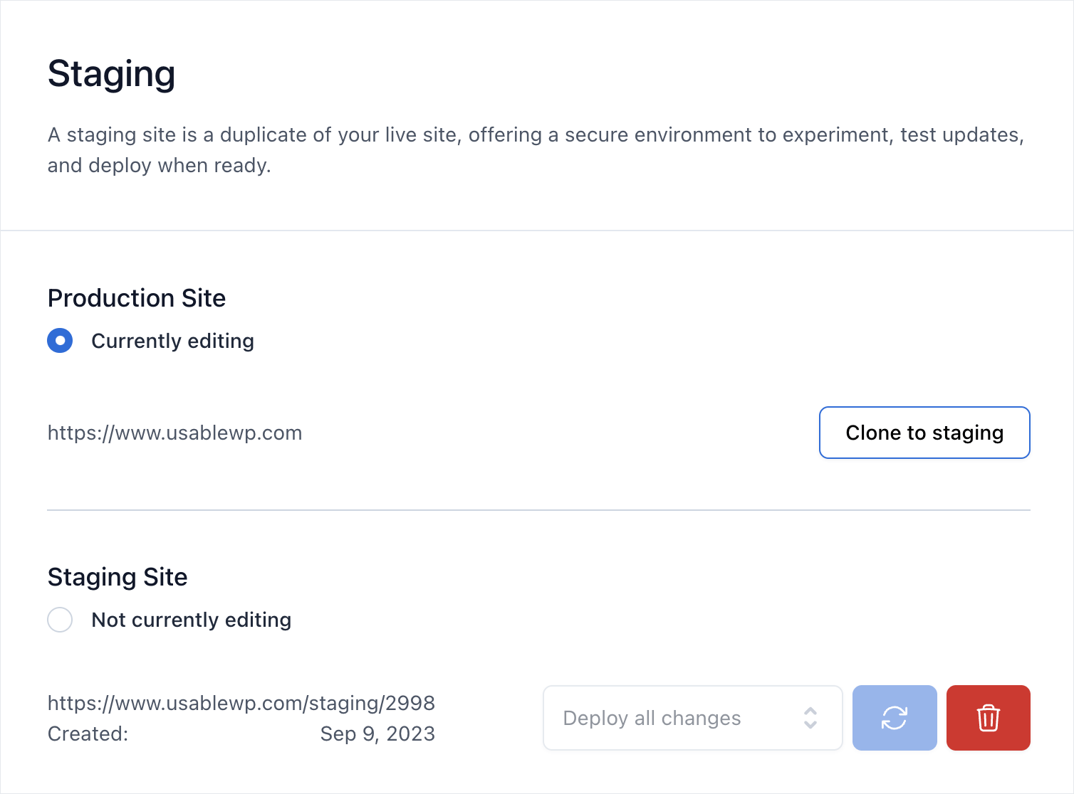 How to create a WordPress staging site: 2 reliable and easy ways - UsableWP